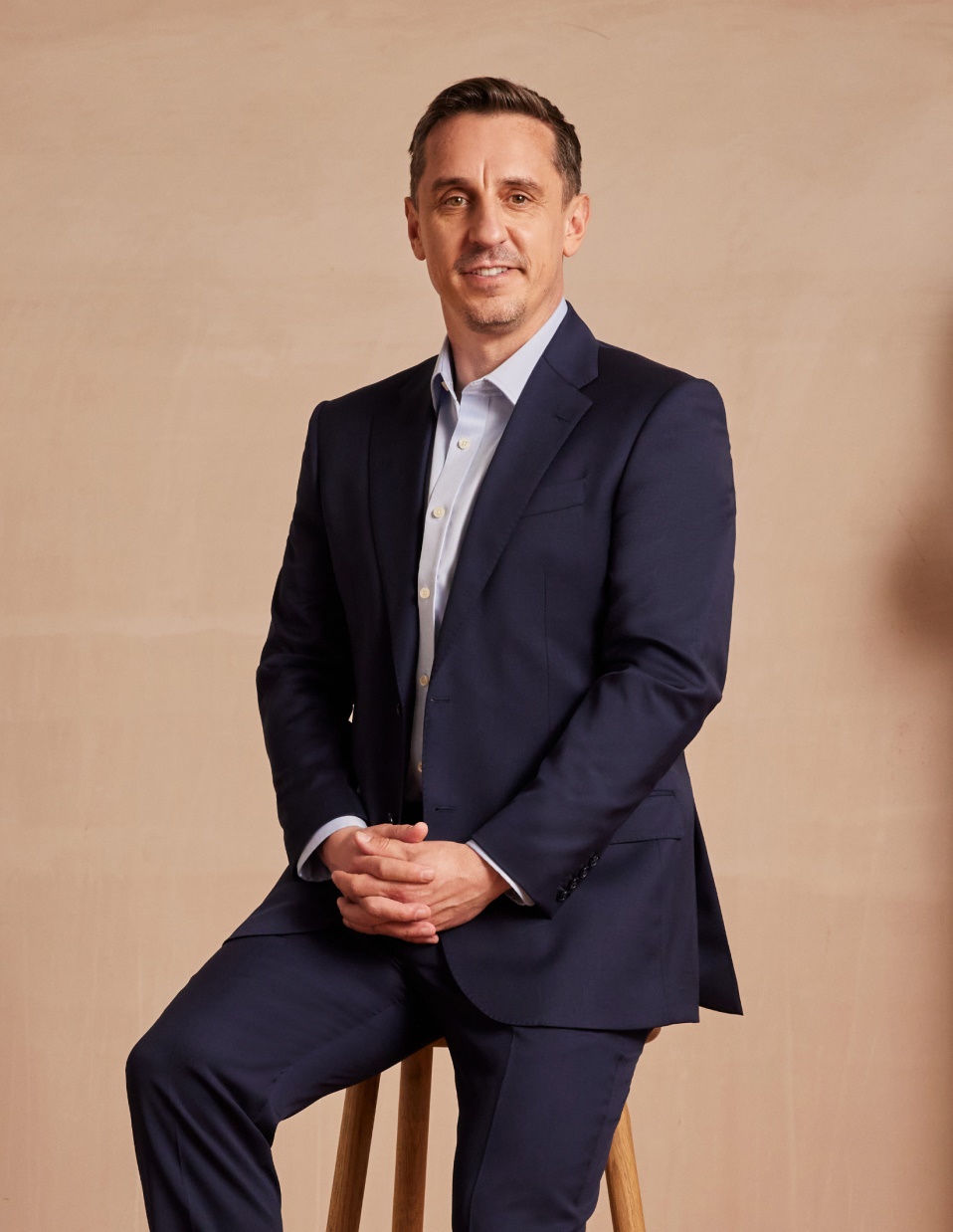 Garry Neville - Non-Iron Blue Twill Shirt £65