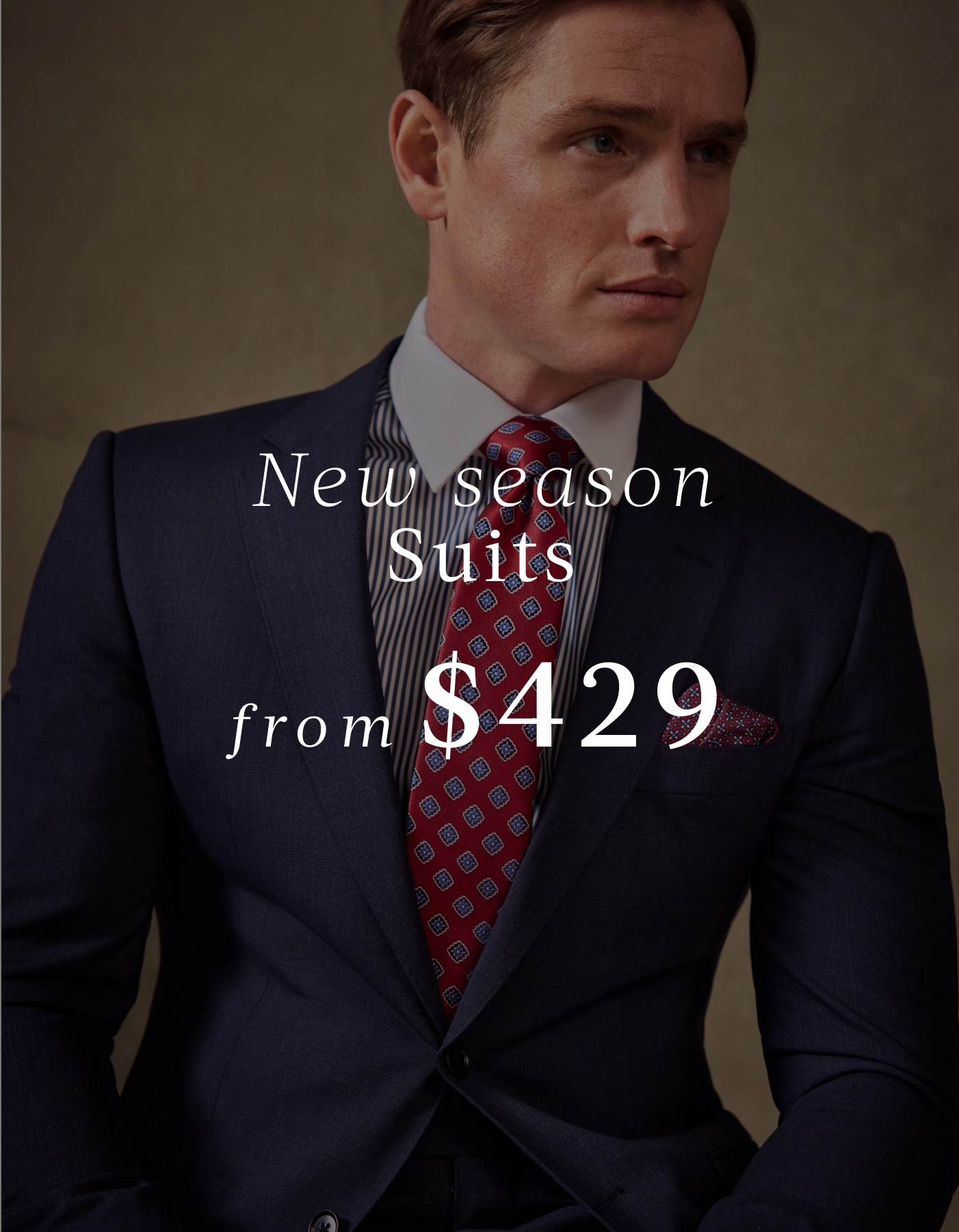 Men's Classic Fit Designer Suits | Hawes & Curtis