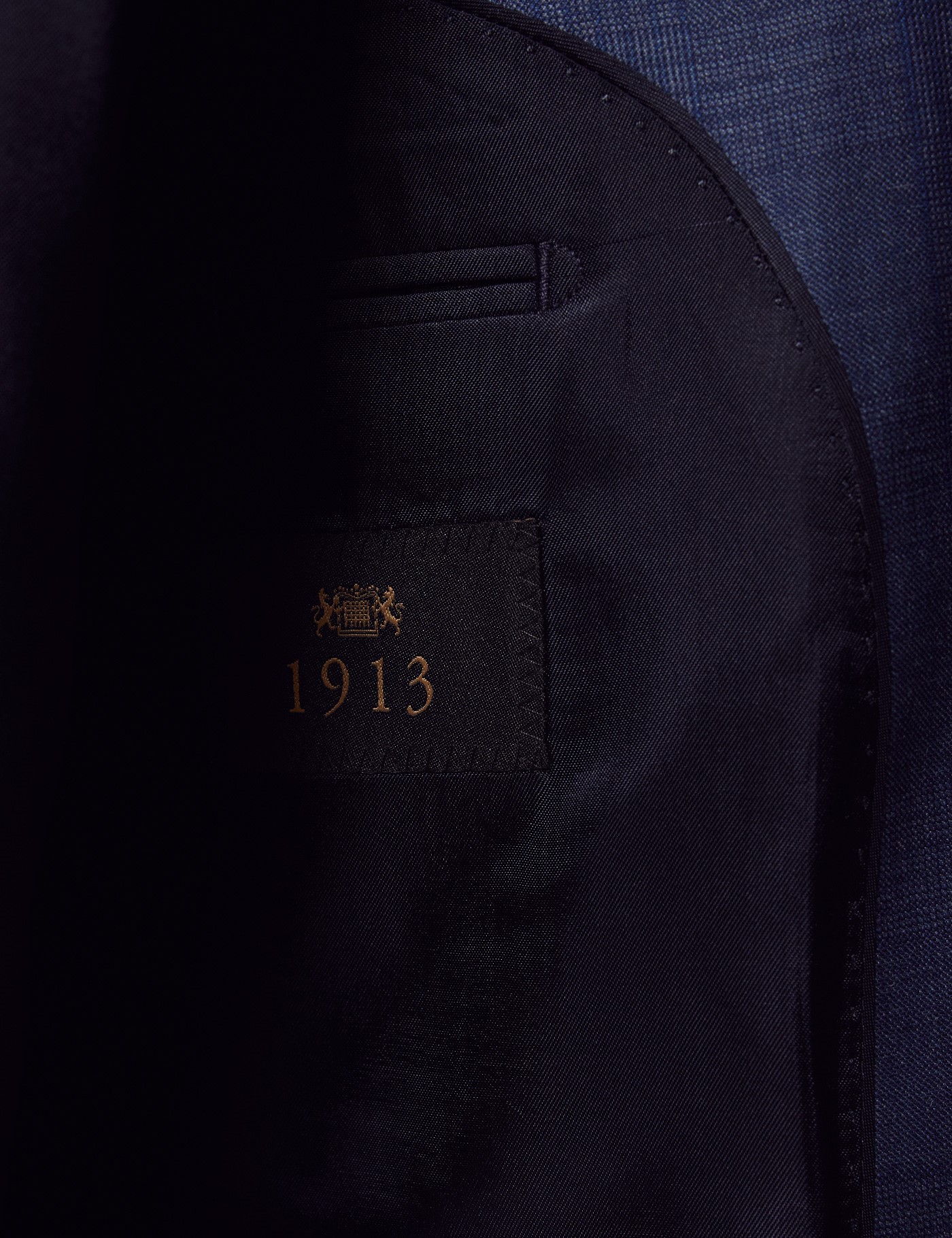 Men's Navy Rain Mac with Removable Lining | Hawes & Curtis