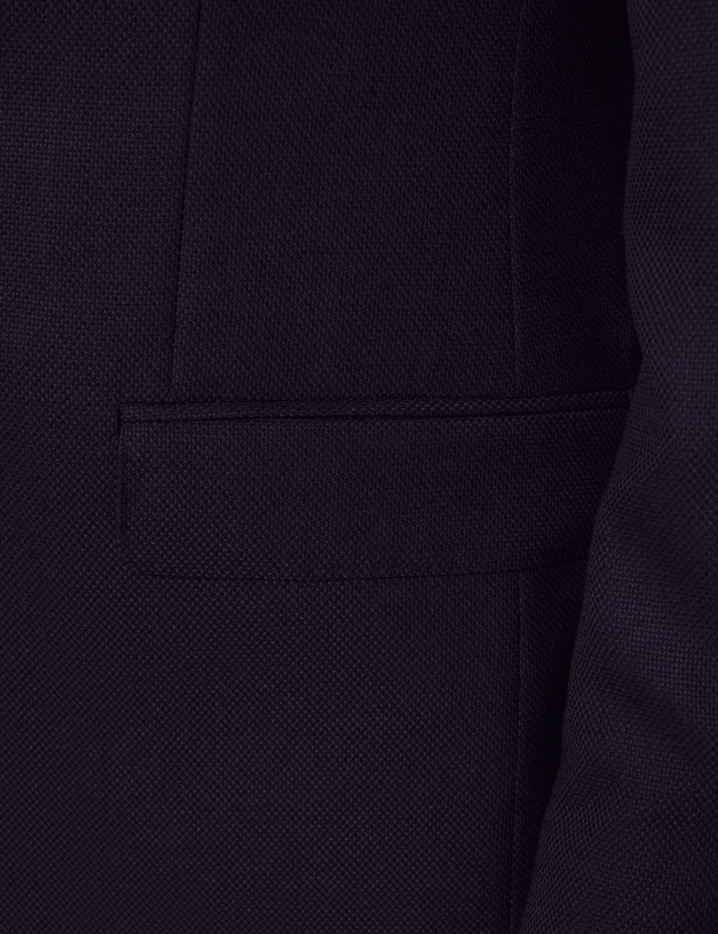 Men’s Navy Blazer with Double Back Vent | Hawes & Curtis