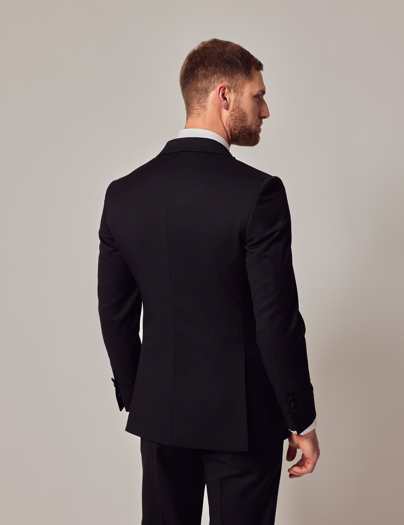 Men's Black Tailored Fit Dinner Suit - 1913 Collection | Hawes & Curtis