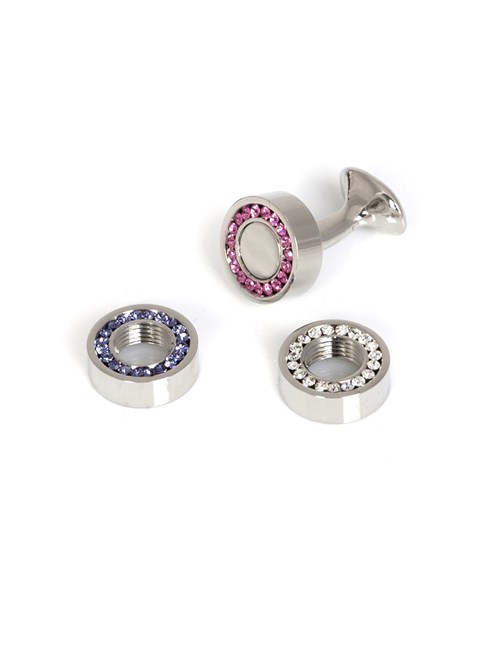 Ladies' Cufflinks | Silver & Diamante cufflinks - Buy Online at Hawes ...